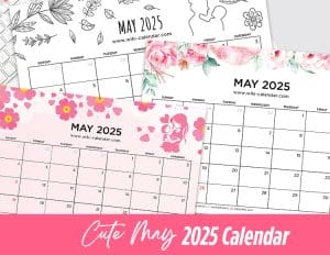 May 2025 Calendar - Printable Templates & More