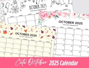 October 2025 Calendar - Printable Templates & More
